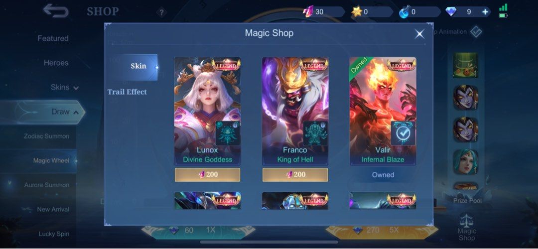 Semi stacked Mobile Legends account, Video Gaming, Video Games, Others ...