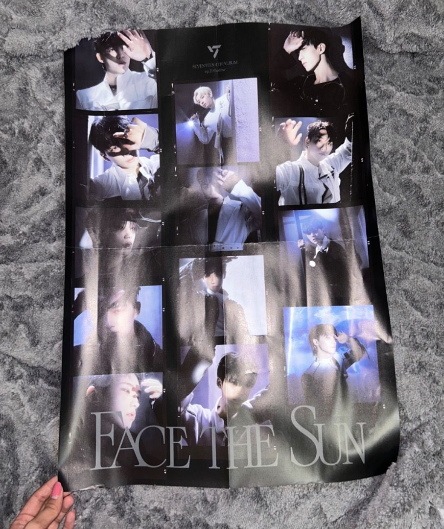 Seventeen Face the Sun Ep. 2 Shadow Folded Poster, Hobbies & Toys ...