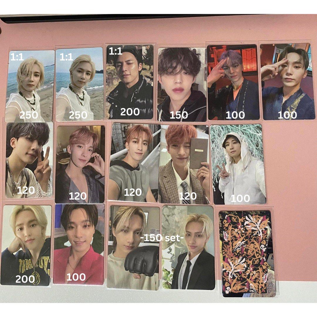 SEVENTEEN PHOTOCARDS - Jeonghan Mingyu Scoups Vernon DK Jun Wonwoo on ...