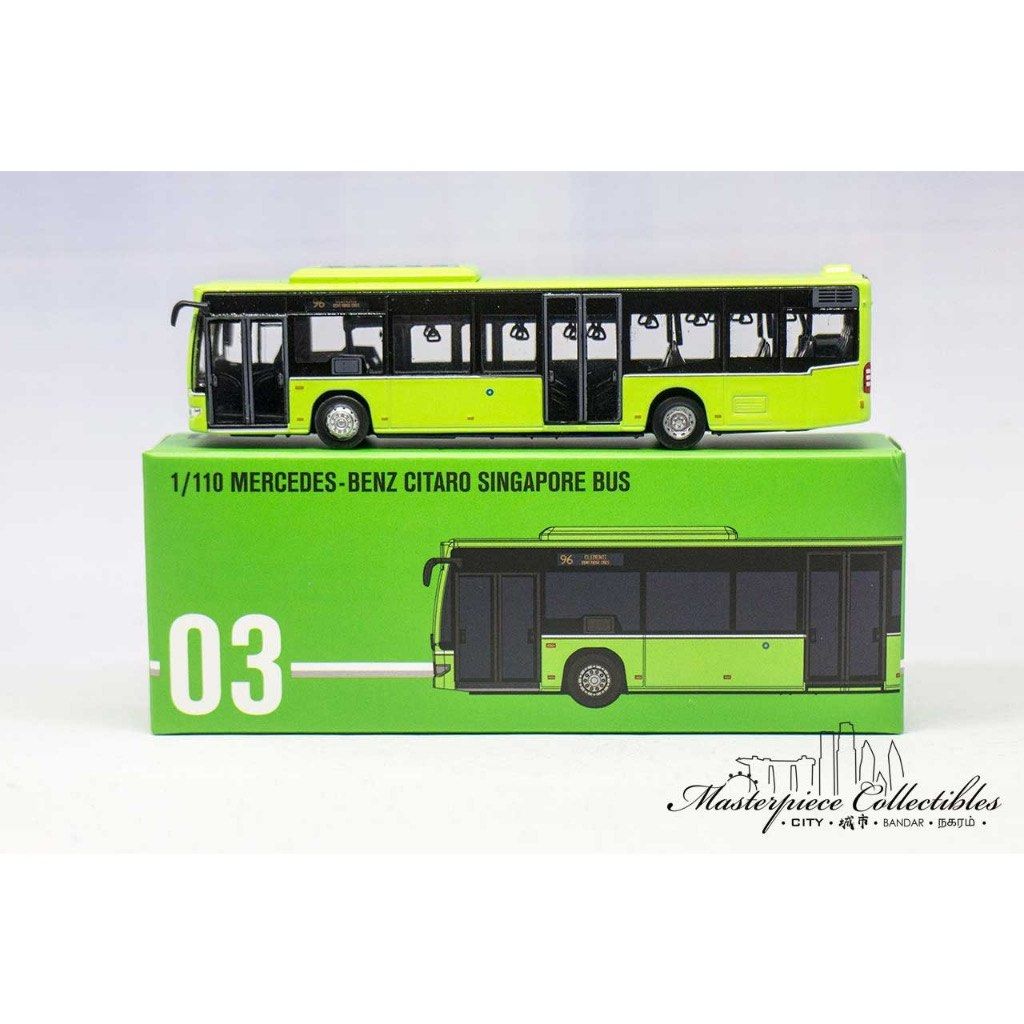 SG BUS Masterpiece Collectibles 1:110 Mercedes-Benz Citaro [Svc. 96 ...