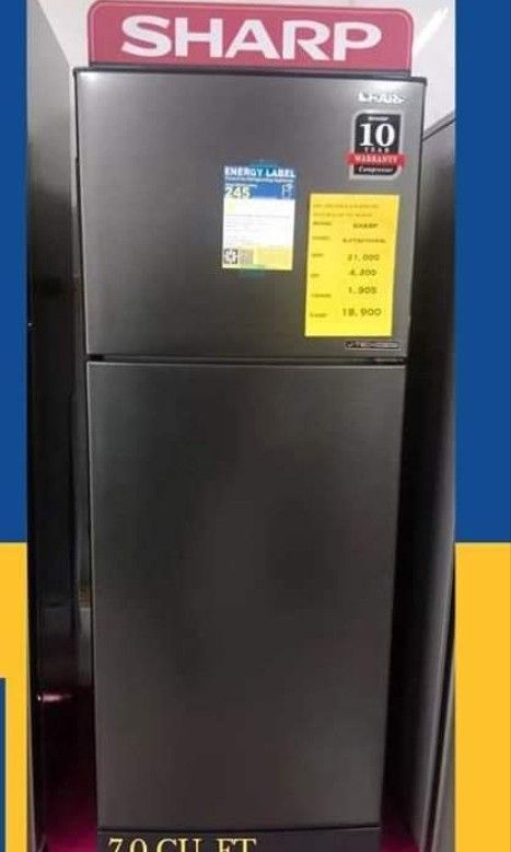 Sharp Two Door Inverter Refrigerator 2023, TV & Home Appliances ...