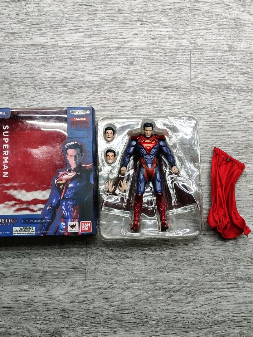 SHF Injustice superman DC, Hobbies & Toys, Toys & Games on Carousell
