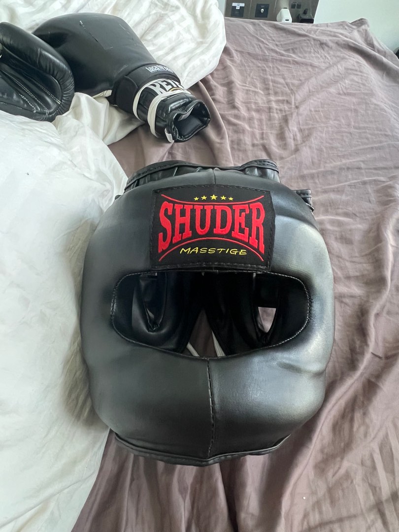 shuder winning style full face head gear nose bar, Sports Equipment ...