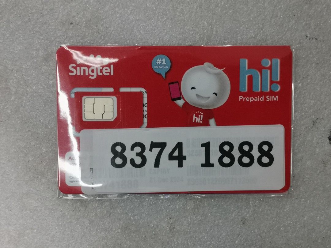 Singtel Prepaid Card, Mobile Phones & Gadgets, Mobile & Gadget ...