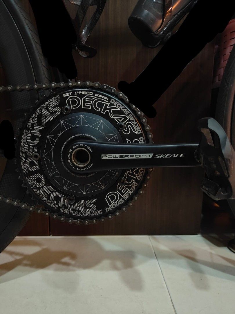Skeace powerpoint crankset with deckas 52t chainring, Sports Equipment ...