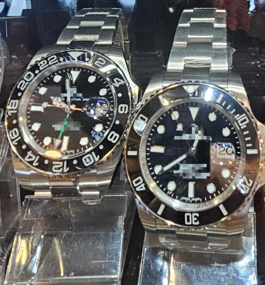 Sliver black watch, Luxury, Watches on Carousell