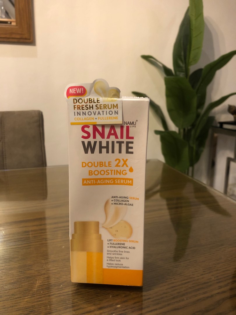 Snail White Double Boosting Anti Aging Serum, Beauty & Personal Care ...