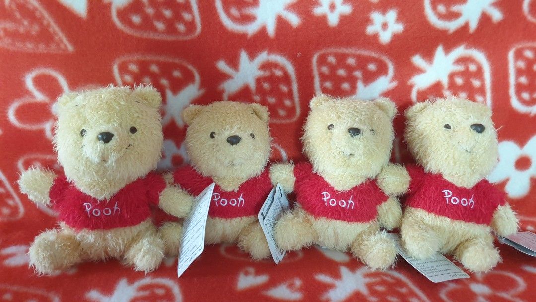 Pooh Bear Soft Toy Charm, Everything Else on Carousell