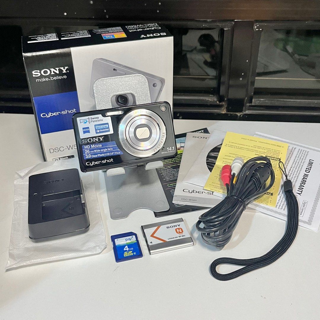 Sony Cybershot DSC-W560 Digital Camera Digicam (READ DESCRIPTION ...