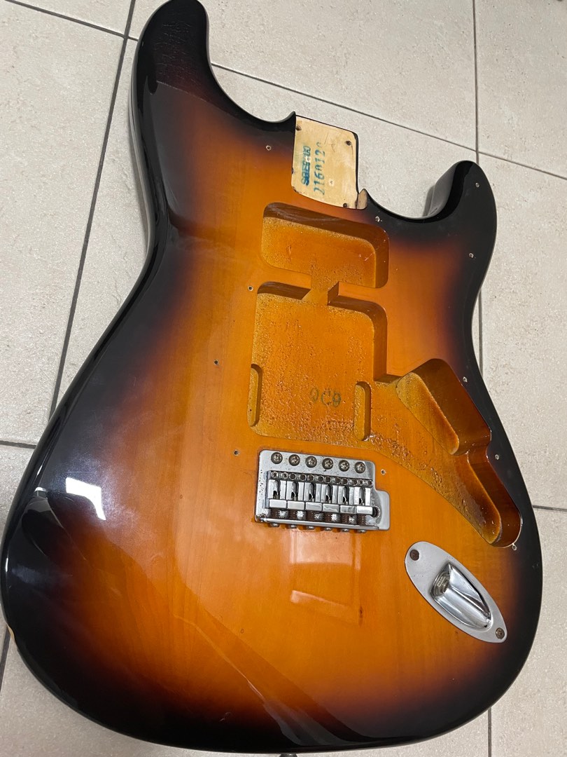 Squier Affinity Strat body, Hobbies & Toys, Music & Media, Musical ...