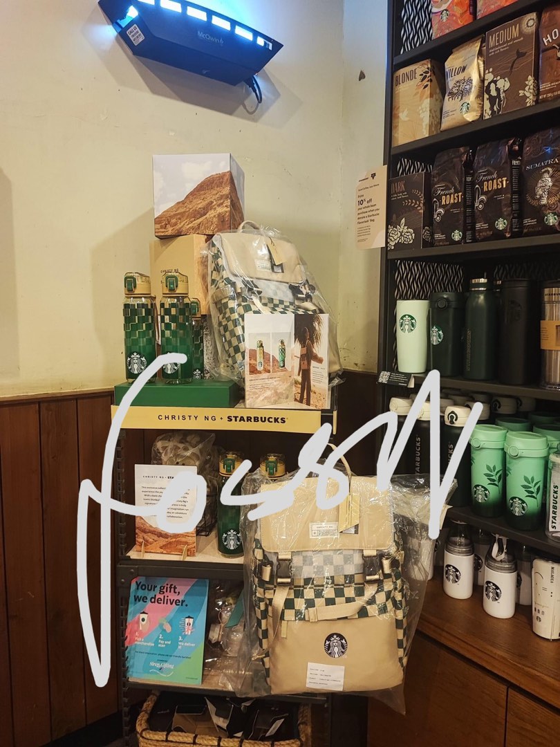 Starbucks Christy Ng backpack, Furniture & Home Living, Home Decor ...