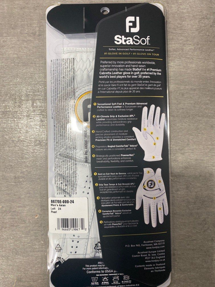 StaSof glove, Sports Equipment, Sports & Games, Golf on Carousell