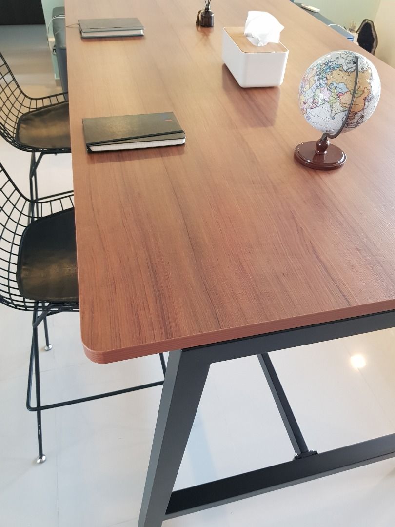 Strong Sturdy High Bar Top Table with Stainless Steel legs., Furniture ...