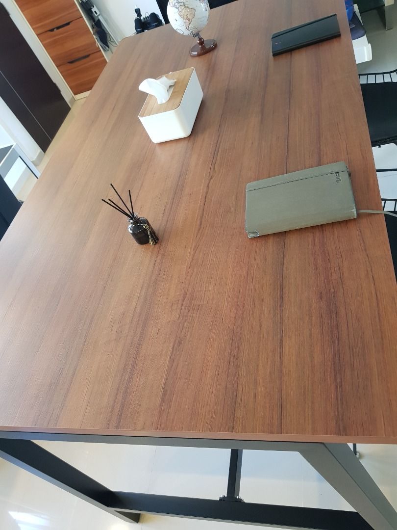 Strong Sturdy High Bar Top Table with Stainless Steel legs., Furniture ...