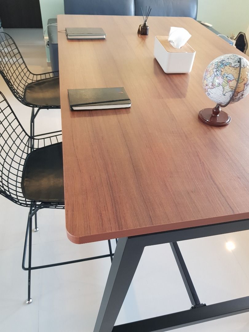 Strong Sturdy High Bar Top Table with Stainless Steel legs., Furniture ...