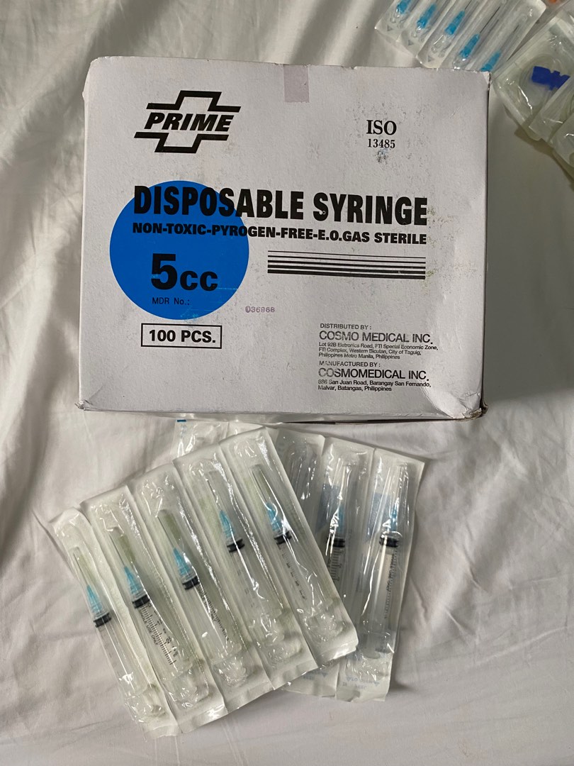 SYRINGES (3cc & 5cc), Health & Nutrition, Medical Supplies & Tools on ...