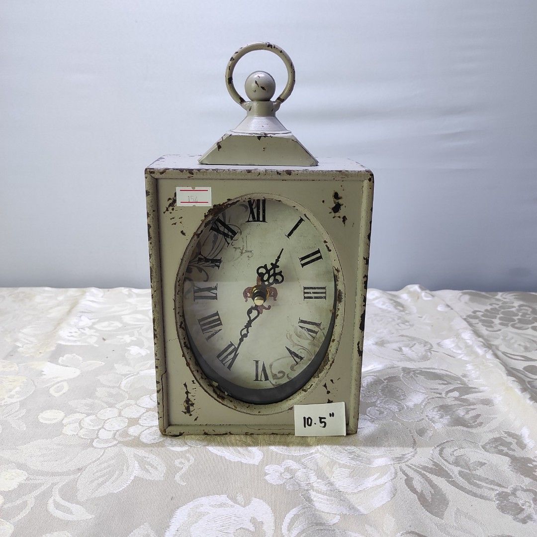 Table quartz clocks from UK aluminum and wood 10.5” & 13” 475 each *154 ...