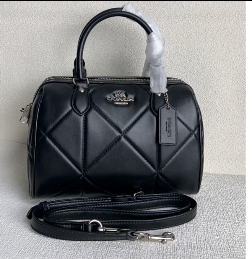 TAS WANITA BRANDED NEW COACH ROWAN SATCHEL PUFFY QUILTED, Fesyen Wanita ...