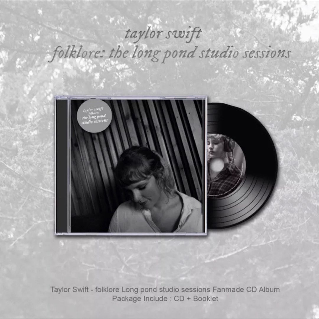 Taylor Swift Folklore LONG POND STUDIO SESSIONS ALBUM CD, Hobbies ...