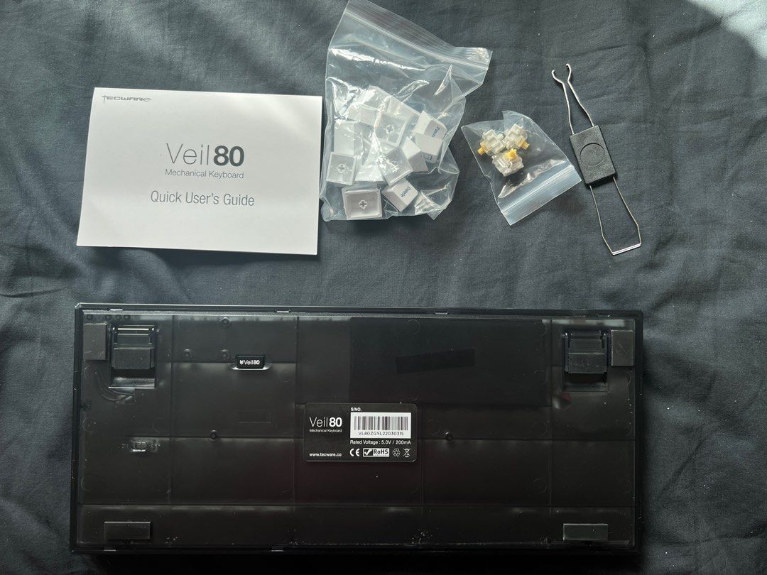 Tecware Veil 80 - Gateron Yellow Switches - Full Box Set, Computers ...