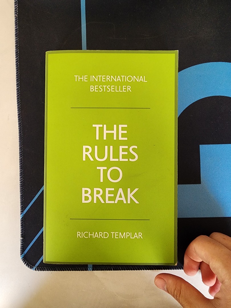 The Rules To Break, Hobbies & Toys, Books & Magazines, Assessment Books ...