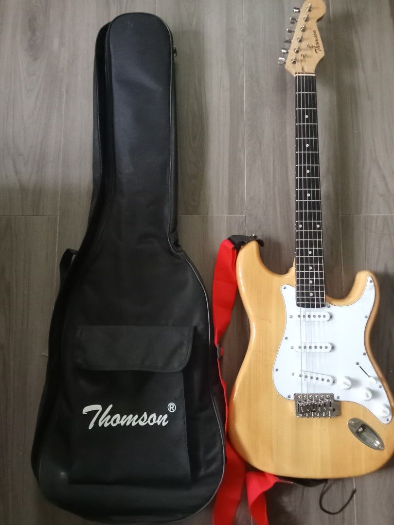 Thomson Electric Guitar Stratocaster: Complete Package, Hobbies & Toys ...