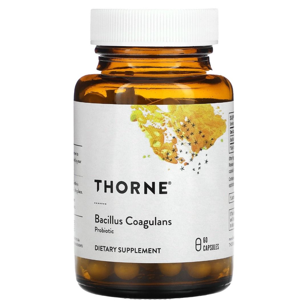 Thorne, Bacillus Coagulans, 60 Capsules, Health & Nutrition, Health ...