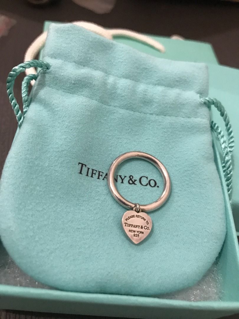Tiffany & Co. Heart Tag Ring, Women's Fashion, Jewelry & Organizers ...