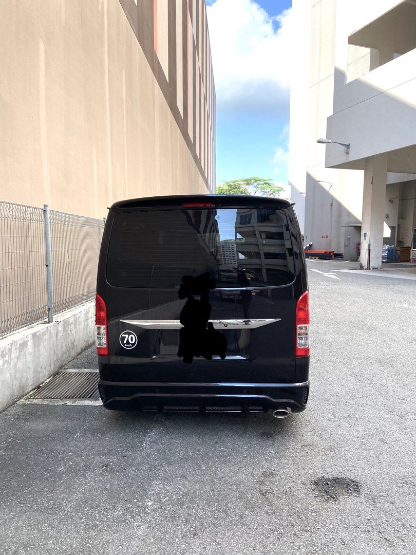 Toyota Hiace Rear Bumper (MTS), Car Accessories, Accessories on Carousell
