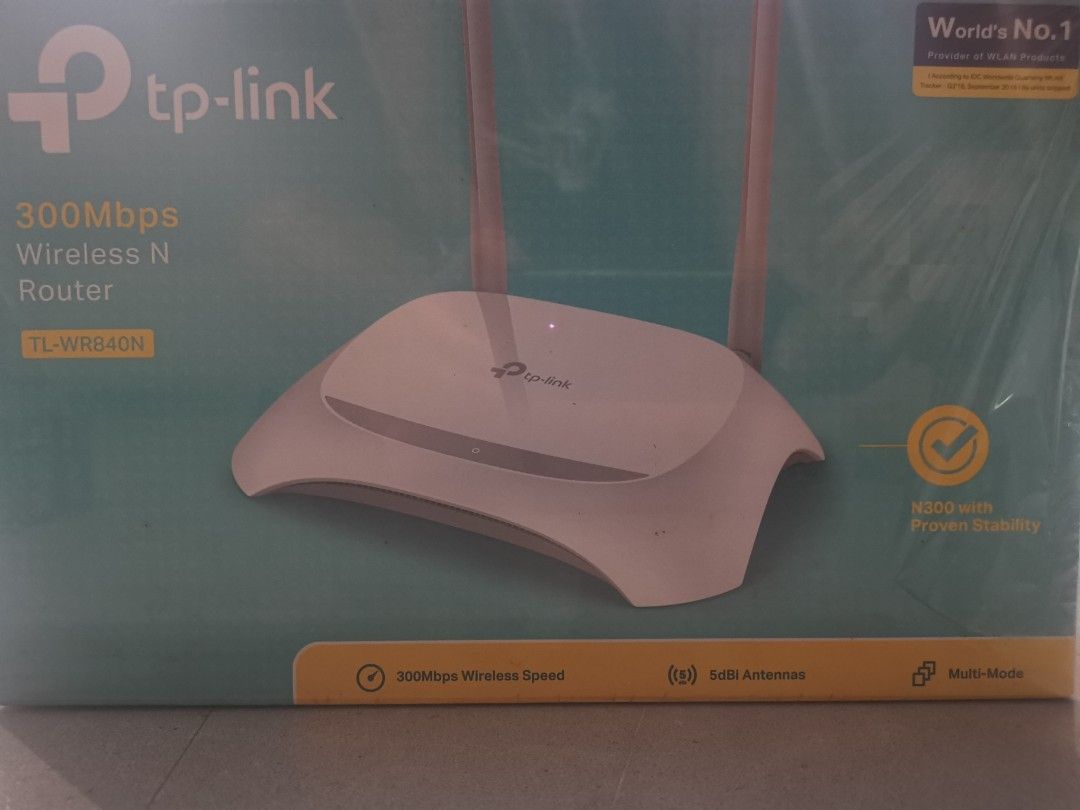 TP link TL-WR840N Wireless N router, Computers & Tech, Parts ...