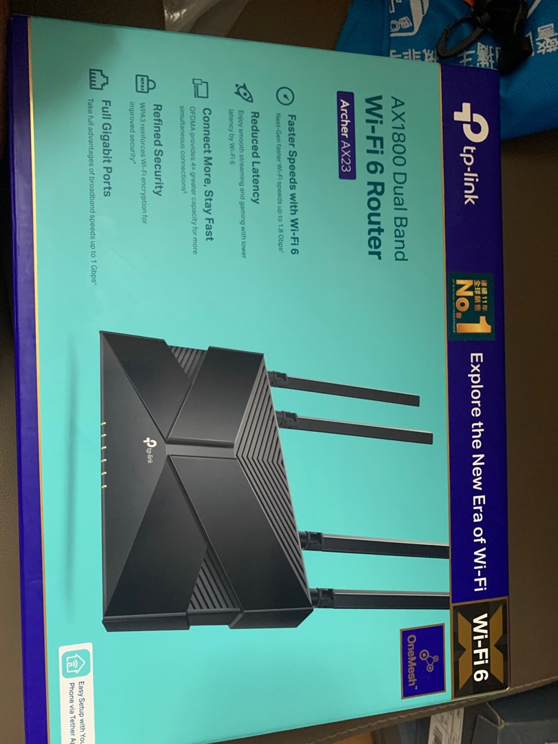 Tp-link ax1800 dual band WiFi 6 router, 電腦＆科技, 電腦周邊及配件, Wifi及上網相關產品 ...