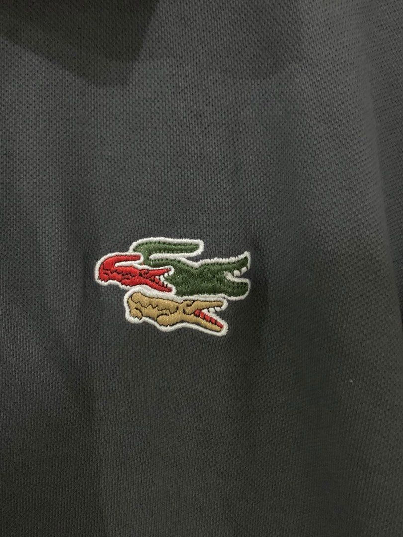Tri Color Patch Lacoste Polo Shirt, Men's Fashion, Tops & Sets, Tshirts ...