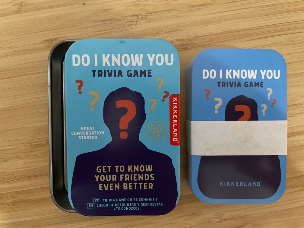 Trivia Game - Conversation Starters, Hobbies & Toys, Toys & Games on ...