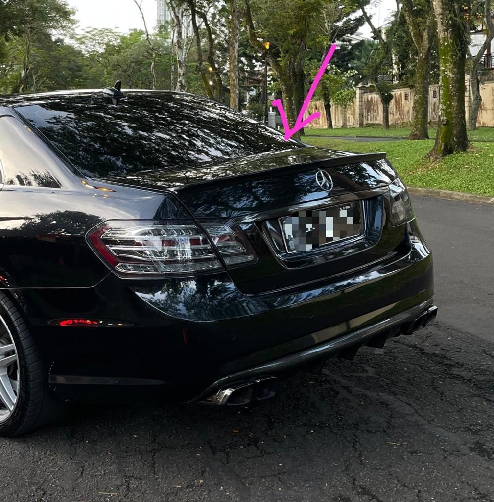 Trunk spoiler ducktail mercedes w212, Mobil & Motor, Mobil untuk Dijual ...