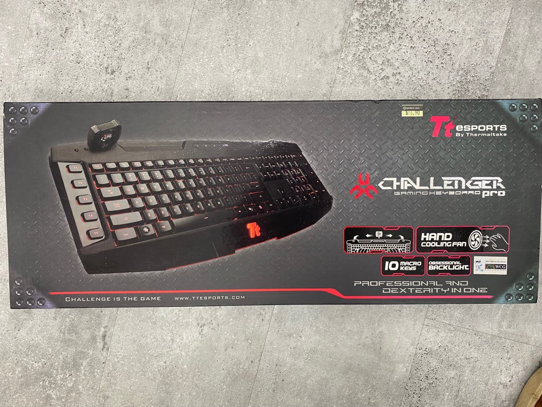 TTe sports Challenger Pro gaming keyboard, Computers & Tech, Parts & Accessories, Computer ...