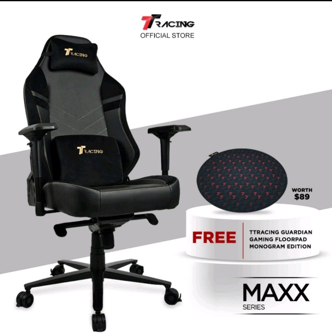 TTRacing Maxx - Gaming Chair Ergonomic Home Office Chair, Furniture ...