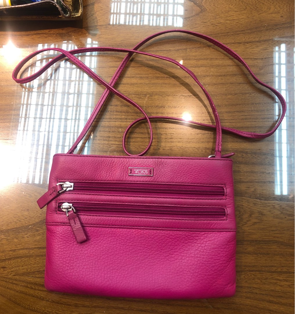 Tumi leather cross body bag, Luxury, Bags & Wallets on Carousell