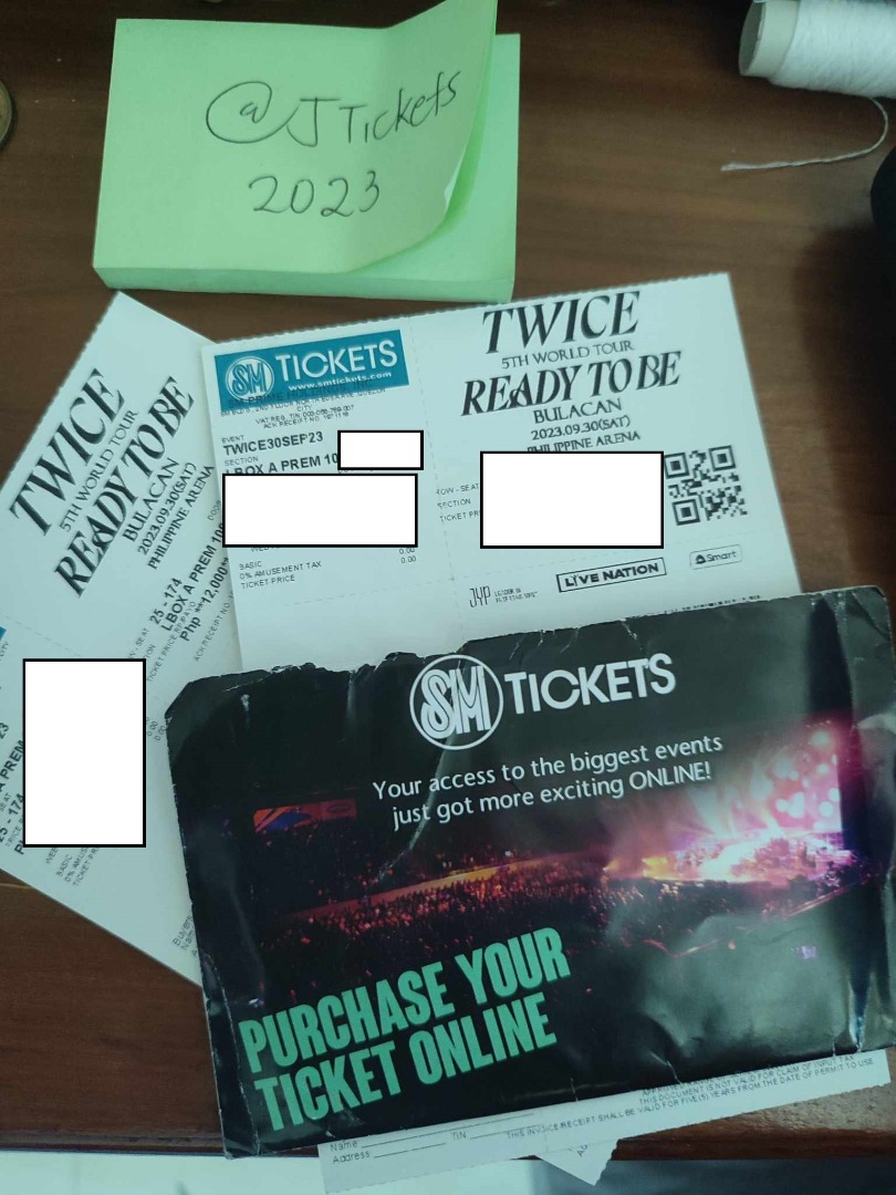 TWICE TIX LBA PREM ROW 8, Tickets & Vouchers, Event Tickets on Carousell