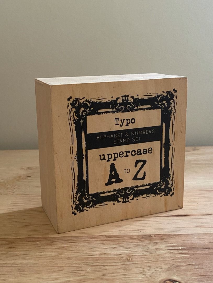 Typo Alphabet & Numbers Stamp Set (Never used), Hobbies & Toys ...