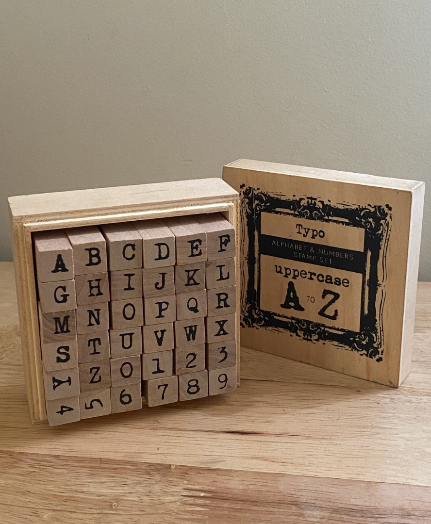 Typo Alphabet & Numbers Stamp Set (Never used), Hobbies & Toys ...
