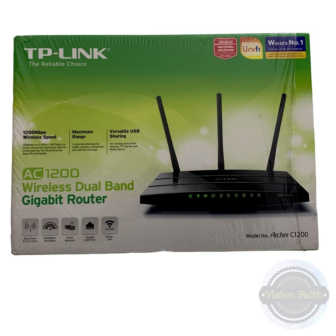 (USED) TP-LINK AC 1200 WIRELSS DUAL BAND GIGABIT ROUTER, Computers ...