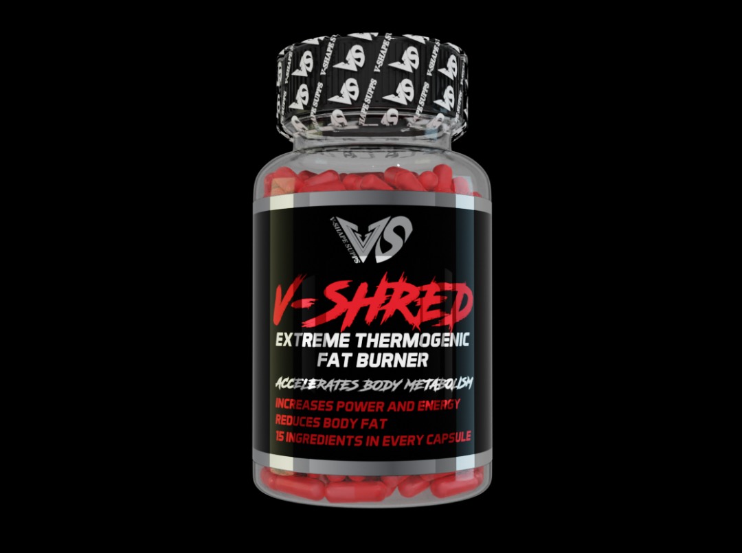 V Shape V Shred Fat Burner, Health & Nutrition, Health Supplements ...