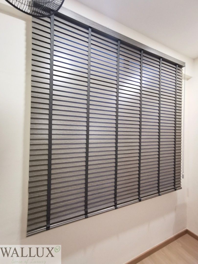 Venetian Blinds / Pvc wood blinds, Furniture & Home Living, Home Decor ...