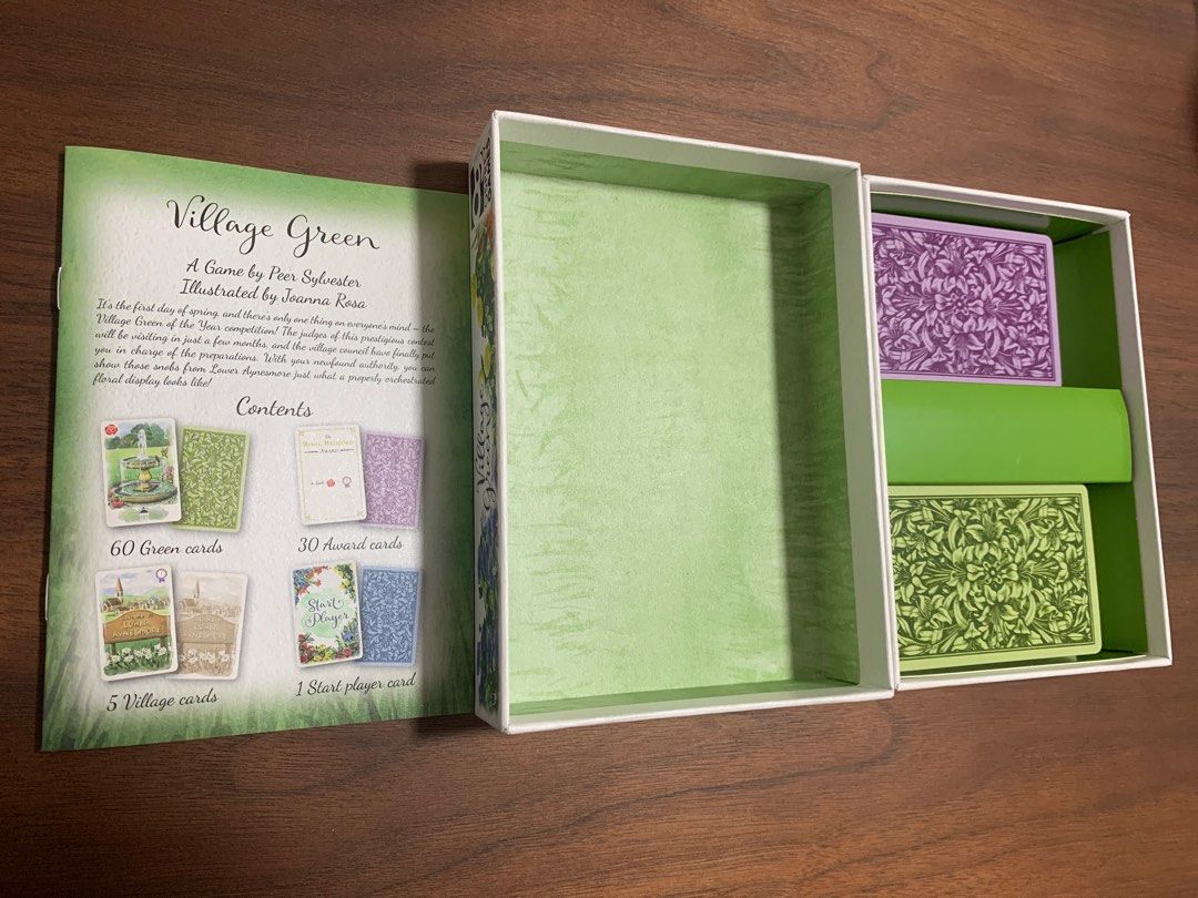 Village green card game, Hobbies & Toys, Toys & Games on Carousell