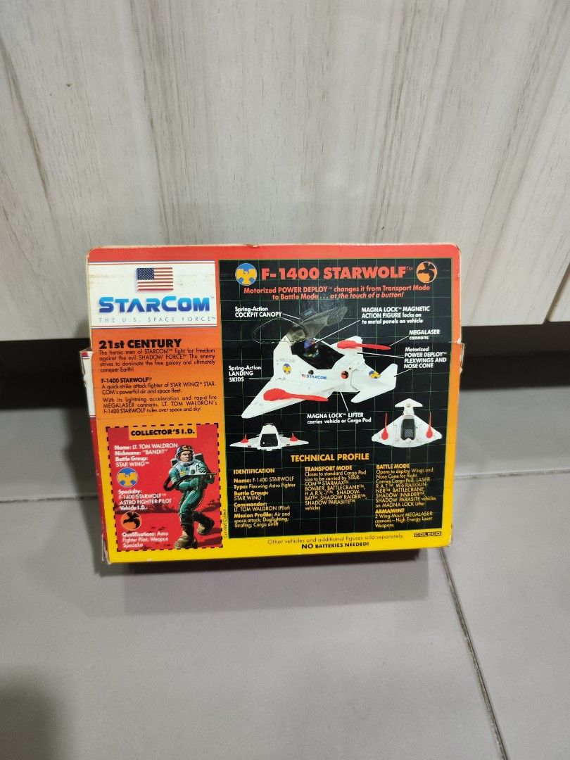 Vintage Coleco Starcom Starwolf with box insert and paperwork, Hobbies & Toys, Toys & Games on ...