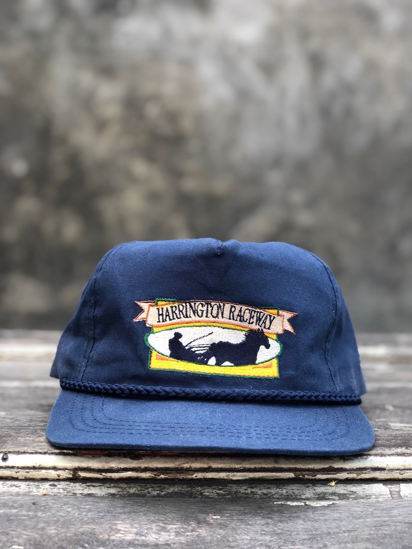 Vintage rope hat Harrington Raceway topi tali kapal by yupoong, Fesyen ...