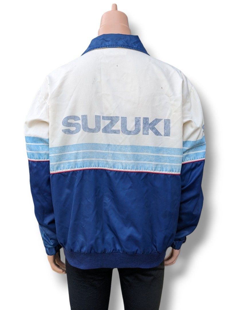 Vintage Suzuki Racing Jacket size XL, Men's Fashion, Coats, Jackets and ...