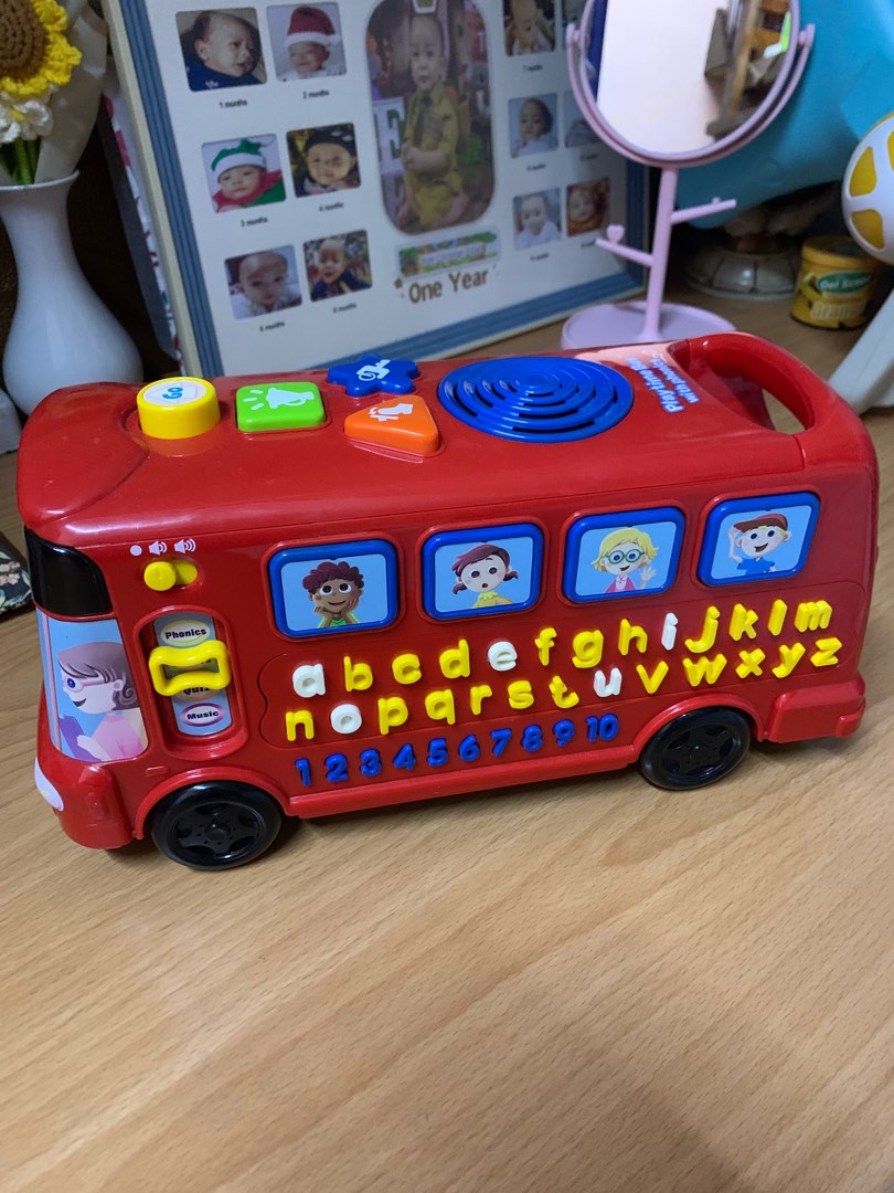 Vtech Playtime Bus with Phonics, Babies & Kids, Infant Playtime on ...