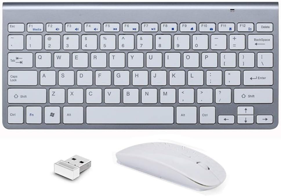 Wireless Keyboard and Mouse Combo 2.4G Mini Wireless Keyboard Mouse Set ...