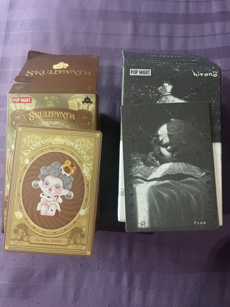 WTS POPMART SKULLPANDA EVERYDAY WONDERLAND & HIRONO MIME, Hobbies ...